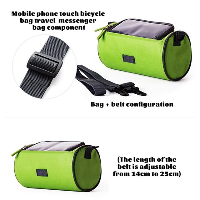 PROMEND Bike Handlebar Bag Shoulder Messenger Bag Bike Basket 6 inch ...