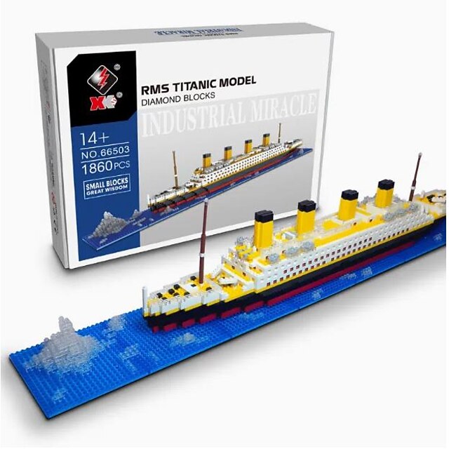 Titanic Ship micro mini bouwstenen set 1860pcs 3d titanic model ...