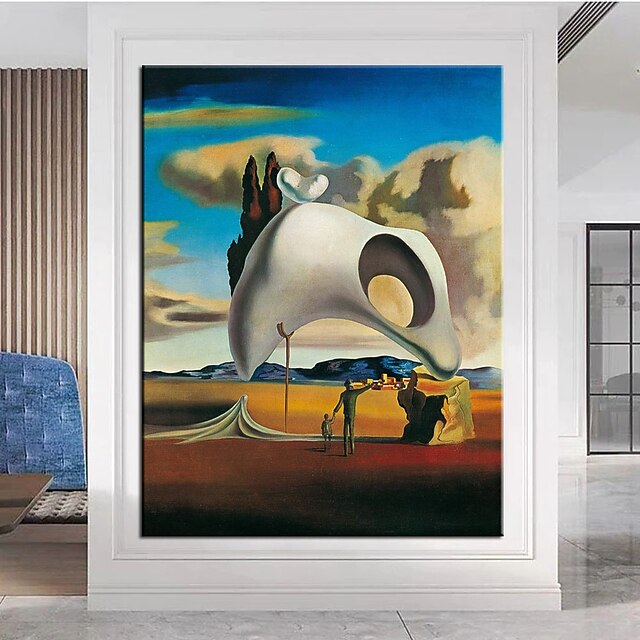 Famous Oil Painting Salvador Dali Wall Art Canvas The Waves Book ...