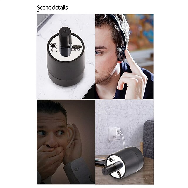 Wall Mounted Microphone Sound Amplifier High Intensity Voice Monitor ...