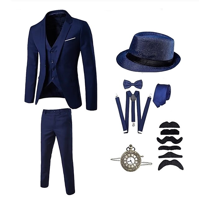 Vintage Roaring 20s 1920s Outfits Suits & Blazers Accesories Set The ...