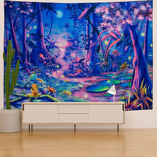 Blacklight Tapestry UV Reactive Glow in the Dark Glow Party Neon ...