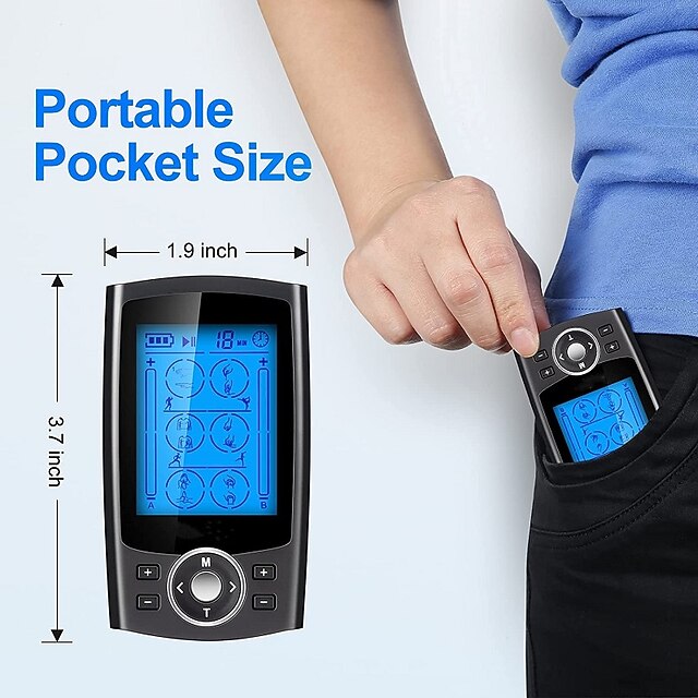 Tens Muscle Stimulator 36-Mode Electric EMS Acupuncture Body Massage ...
