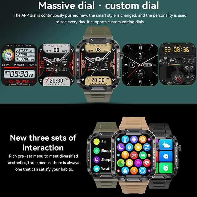 iPS mk66 Smart Watch 1.85 inch Smartwatch Fitness Running Watch ...