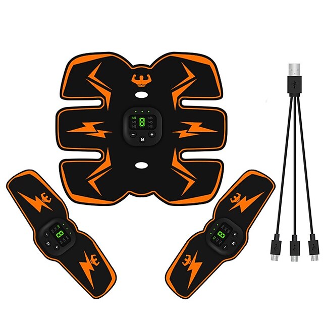 Smart EMS Wireless Muscle Stimulator Fitness Trainer Abdominal Training ...