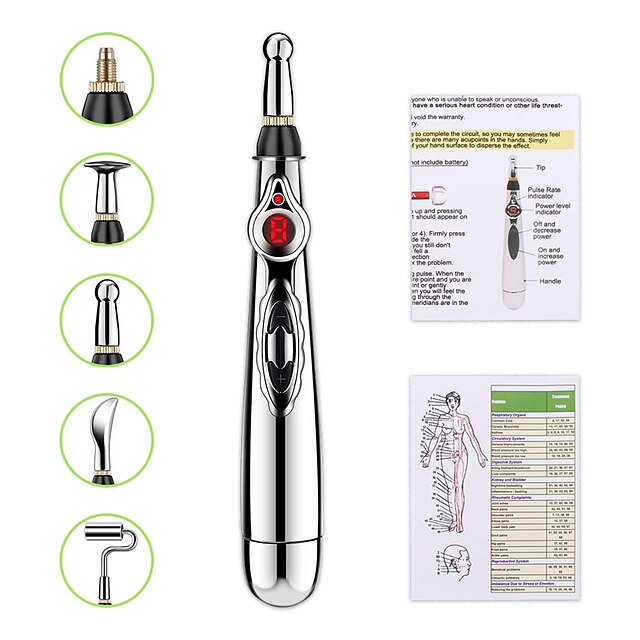 Electronic Acupuncture Pen Electric Meridians Laser Therapy Heal ...