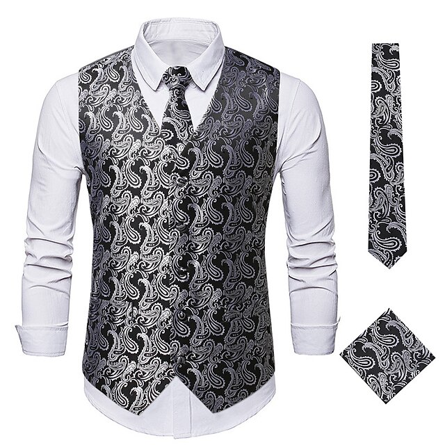 Men's Vest Waistcoat Gilet Wedding Office & Career Daily Wear Party ...