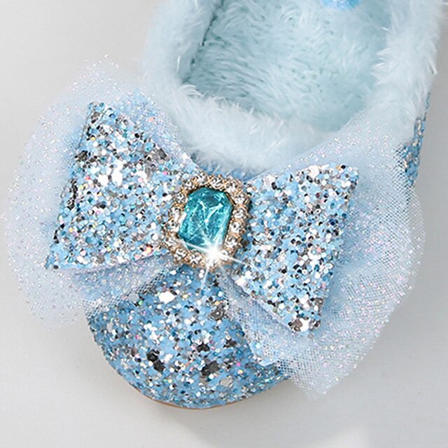 Frozen Fairytale Princess Elsa Shoes Girls' Movie Cosplay Sequins ...