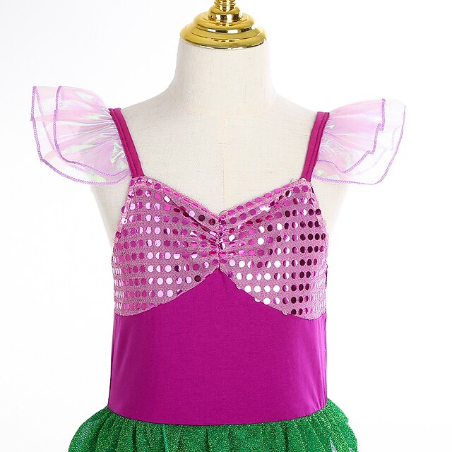 Little Mermaid Mermaid Tail Aqua Princess Dress Theme Party Costume ...