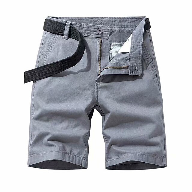 Men's Cargo Shorts Chino Shorts Bermuda shorts Work Shorts Plain Pocket ...