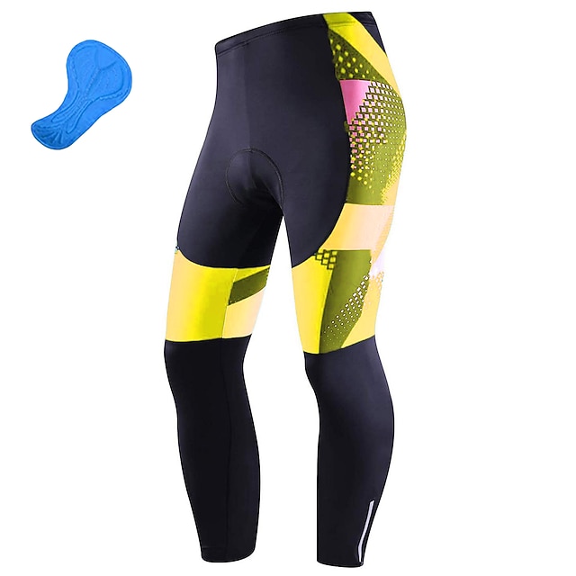 Men's Geometic Cycling Tights Bike Bottoms Mountain Bike MTB Road Bike ...