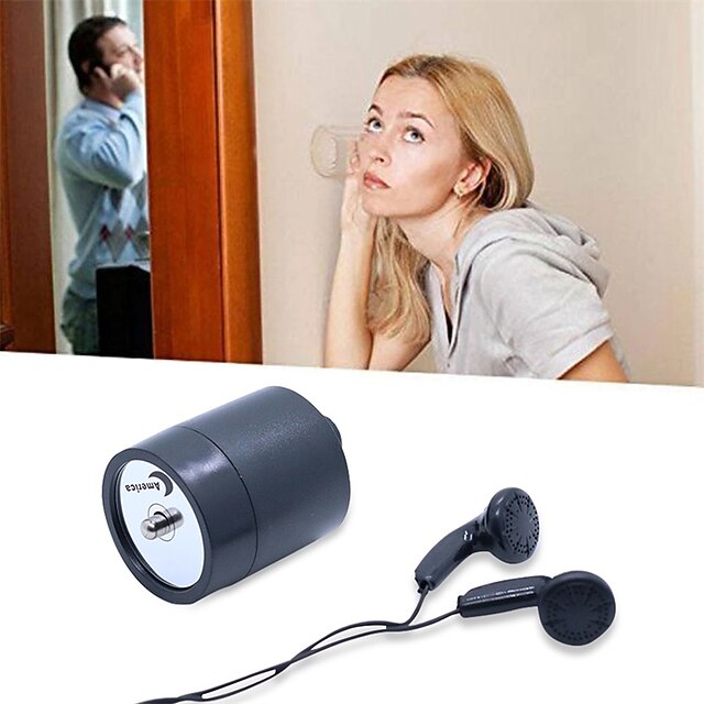 Wall Mounted Microphone Sound Amplifier High Intensity Voice Monitor ...