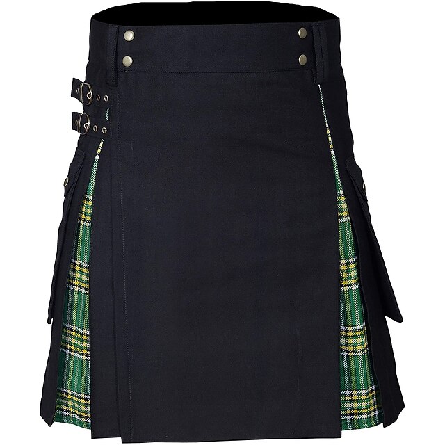 Retro Vintage Punk & Gothic Scottish Utility Kilts Fancy Dress Men's ...