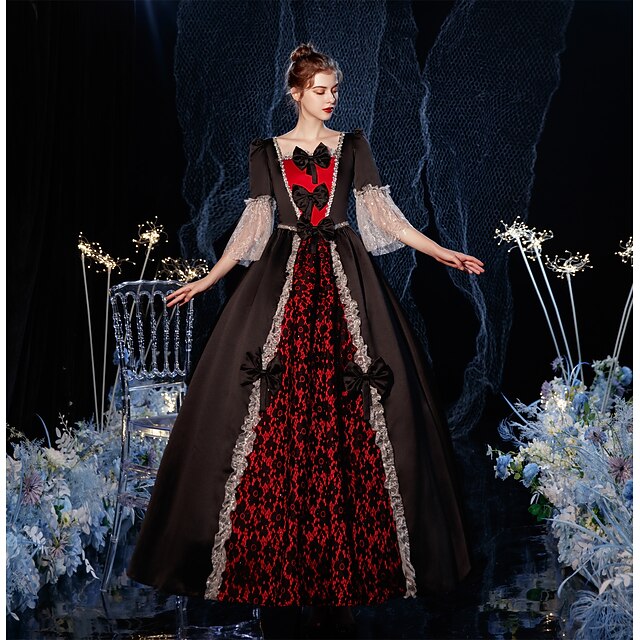 Gothic Victorian Vintage Inspired Dress Party Costume Prom Dress ...
