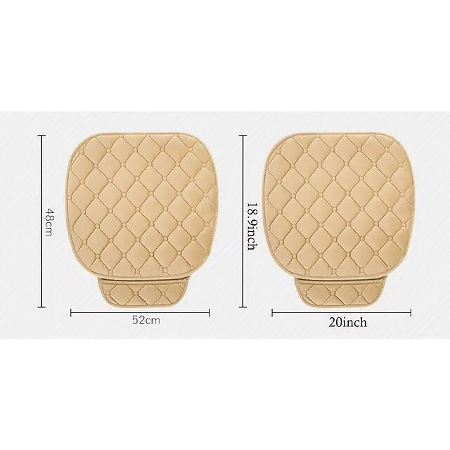 1Pc Car Seat Cushion Non-Slip Rubber Bottom Car Seat Covers With ...