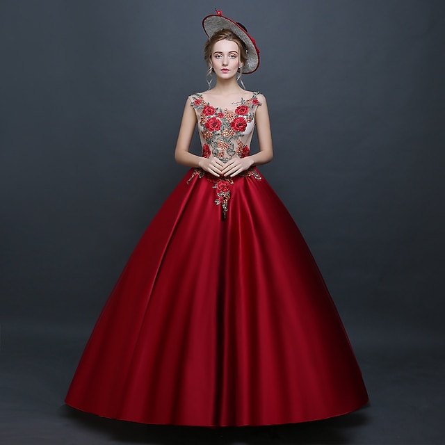 Gothic Rococo Ball Gown Dress Party Costume Prom Dress Princess ...