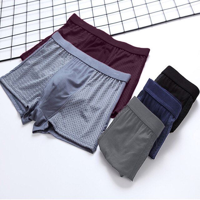 Men's 4 Pack Underwear Boxers Underwear Briefs Modal Washable ...