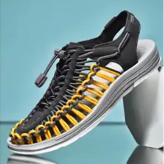 Men's Braided Rope Sports Sandals – Breathable Outdoor Water Shoes with ...