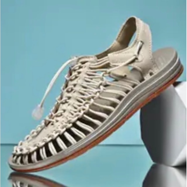 Men's Braided Rope Sports Sandals – Breathable Outdoor Water Shoes with ...