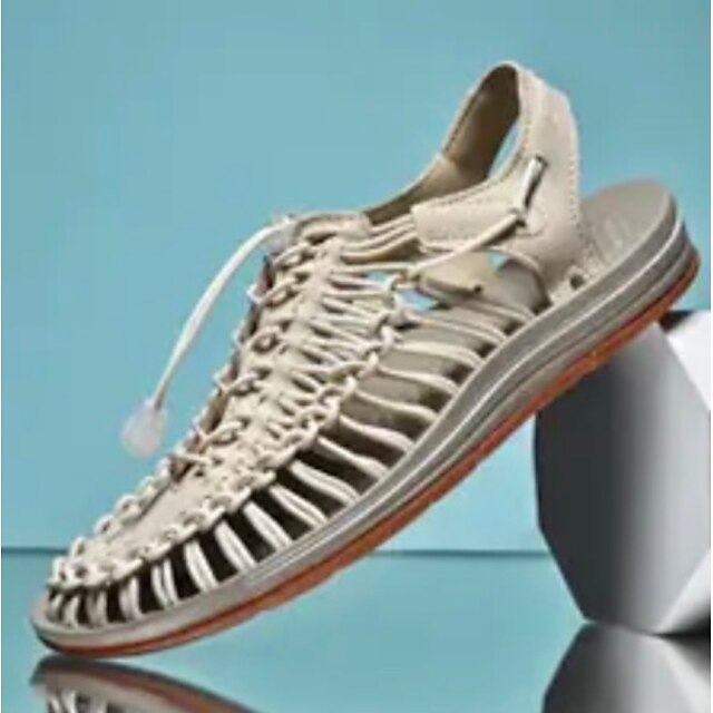 Men's Braided Rope Sports Sandals – Breathable Outdoor Water Shoes with ...