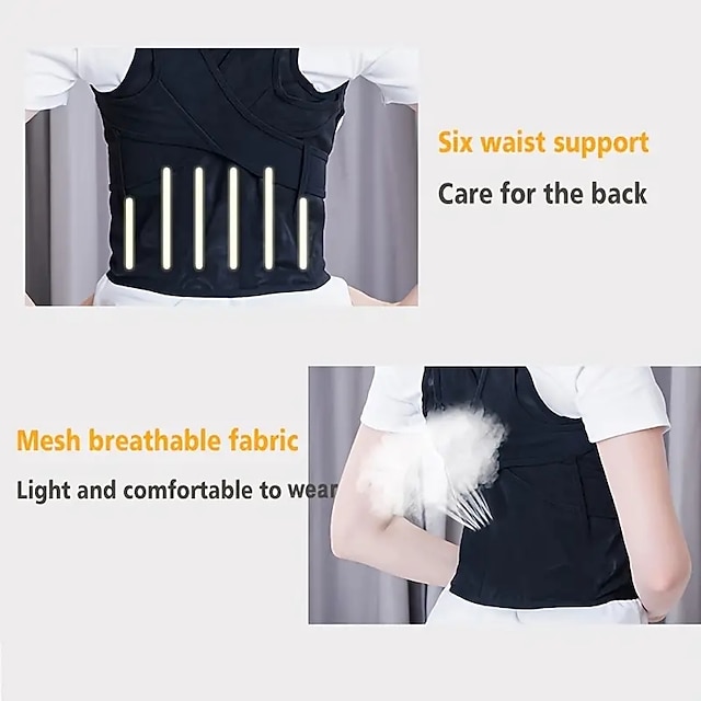 1pc Posture Corrector Corset Back Support Belt Orthopedic Back Belt ...