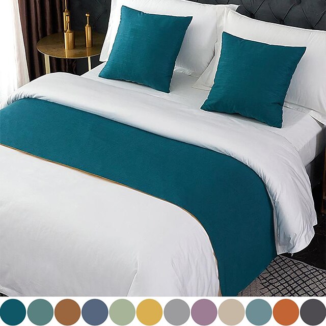 Bed Runner Bed Scarf, Decorative Bed Scarf for Home Hotel Bedspreads ...