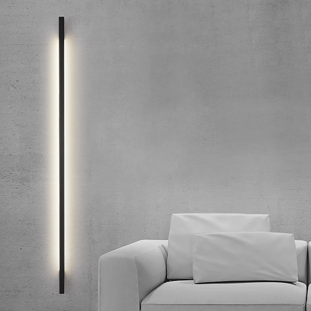 lightinthebox led vägglampa inomhus minimalistisk linjär list väggfäste ...