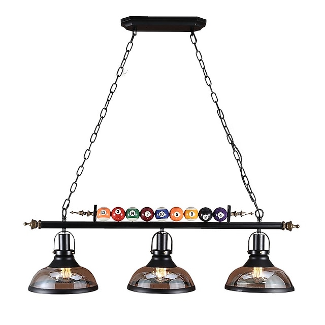 Pool Table Lights Billiard table light Farmhouse Chandelier,Industrial ...