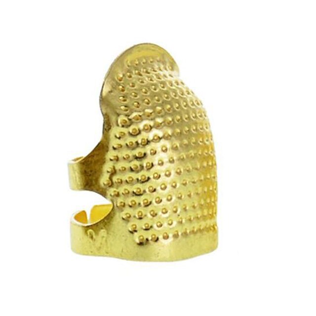 1pc Sewing Thimble Finger Protector, Adjustable Copper Thimble for Hand ...