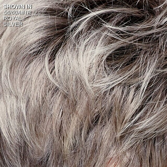 Short Bob Wig With Brow Skimming Bangs And Angled Layers Multi Tonal