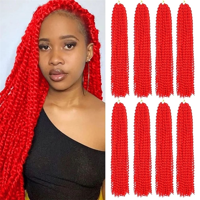 Passion Twist Hair 12 Inch Water Wave Crochet Hair for Black Women ...