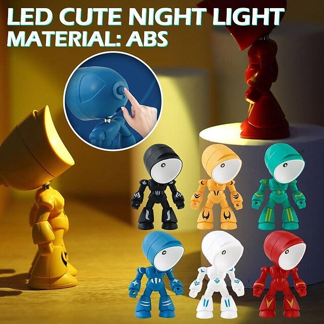 Cute Mini Book Lights Lamp Flexible LED Book Reading Night Light with ...