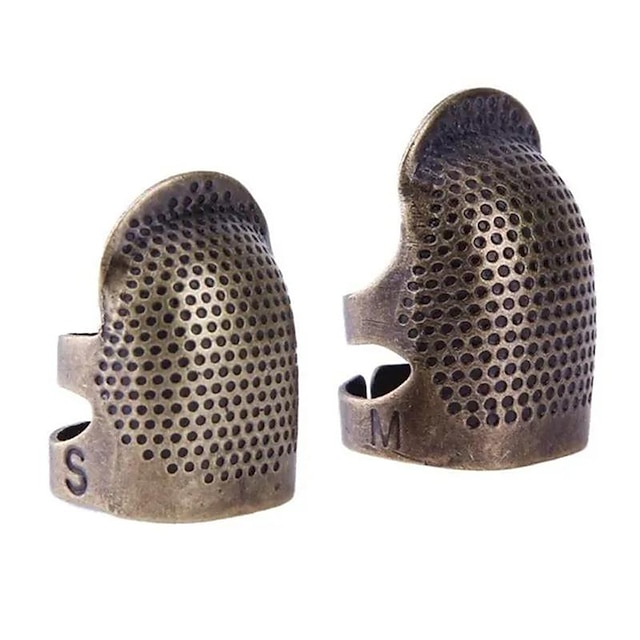 1pc Sewing Thimble Finger Protector, Adjustable Copper Thimble for Hand ...