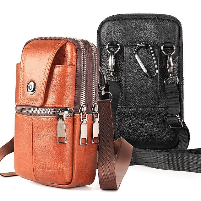 1 Pack Belt Pouch / Belt Bag Clip On Phone Case Portable Zipper Large ...