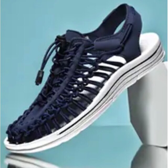 Men's Braided Rope Sports Sandals – Breathable Outdoor Water Shoes with ...