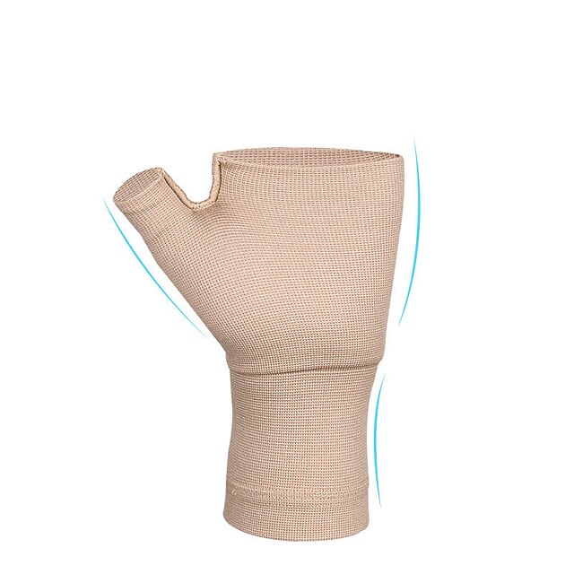1PC Unisex Wrist Thumb Support Sleeve Fingerless Wrist Gloves ...