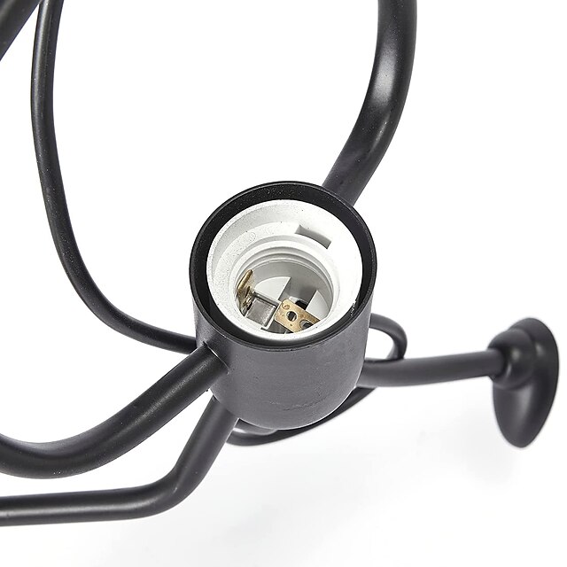 Swinging Humanoid Light Fixture 1-3 Light Mount Modern Black Industrial ...