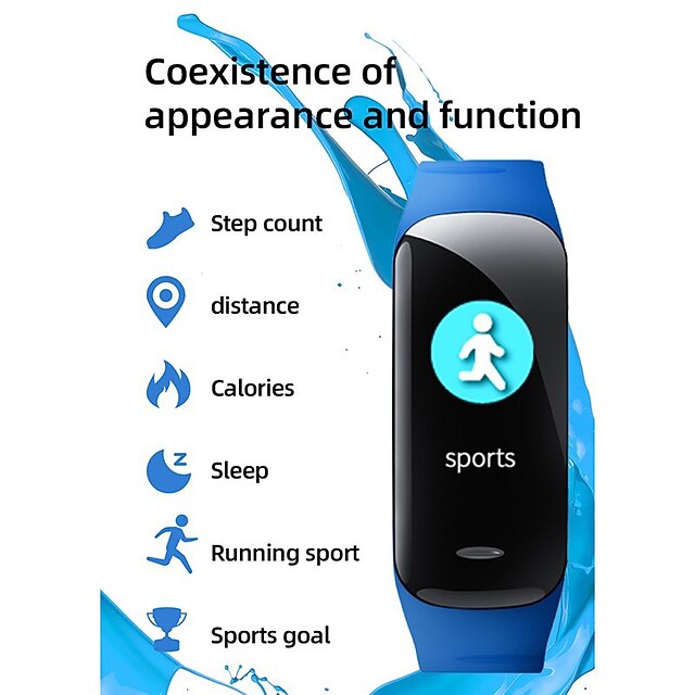 C1plus Smart Watch 0.96 inch Smartwatch Fitness Running Watch Bluetooth ...