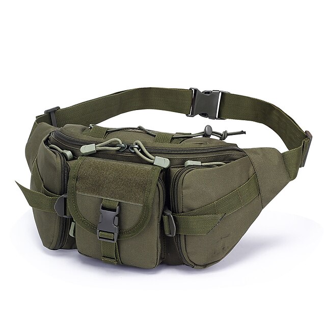 Waterproof Nylon Men Fanny Pack Tactical Military Army Waist Bag Hiking ...