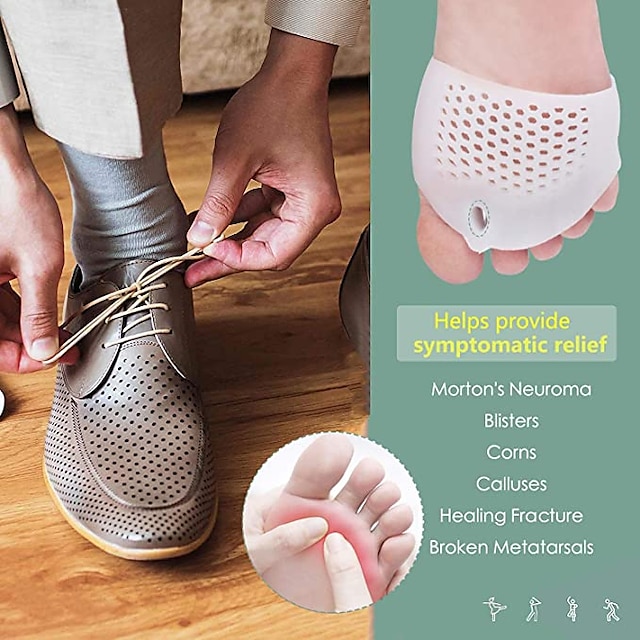 Metatarsal Pads, Gel Toe Separators, Bunion Corrector Cushion, Toe ...