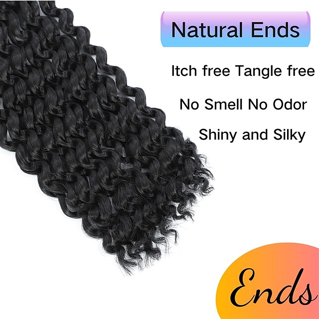 Passion Twist Hair 12 Inch Water Wave Crochet Hair for Black Women ...