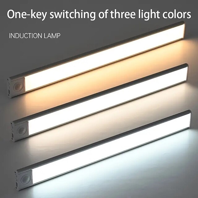 Under Cabinet Lighting, Sensor LED Lights, Rechargeable Cabinet Light ...