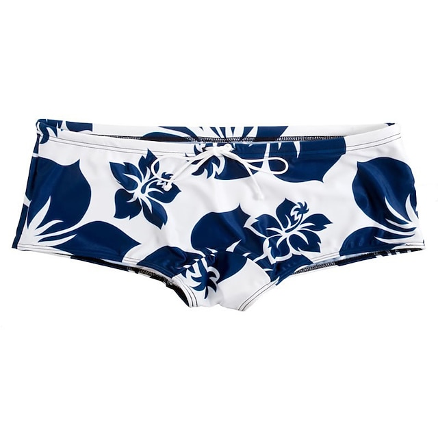 Men's Swim Shorts Swimwear Swim Briefs Print Graphic Prints Flower ...