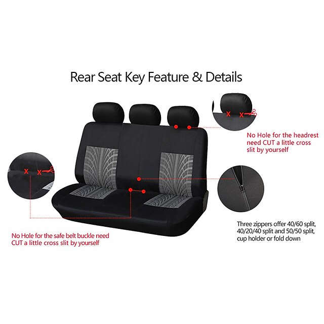 5 Seats Car Seat Cover Full Set Fully Surrounded Car Seat Cover Car ...