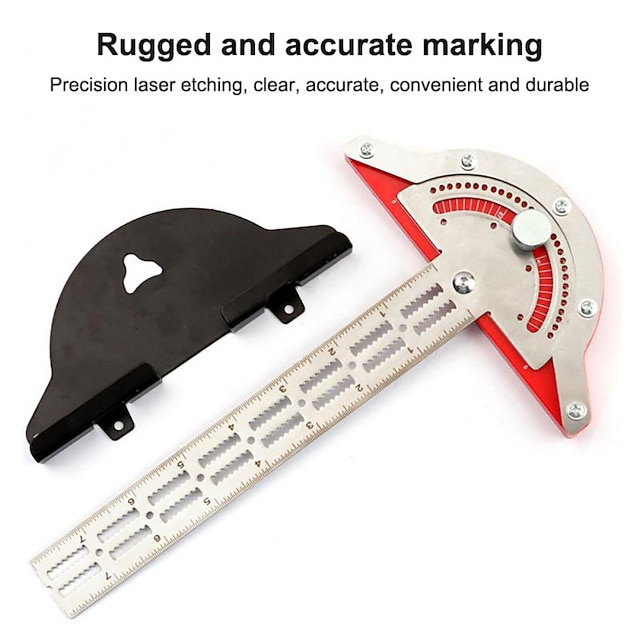Woodworker Edge Rule Stainless Steel Square Edge Ruler Woodworking ...