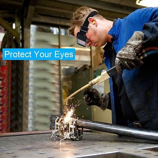 Solar Auto Darkening Welding Goggles Welder Glasses Safety Protective ...