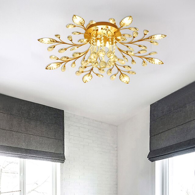 LED Ceilling Light Stainless Steel Flush Mount Ceiling Light 75cm 5 ...