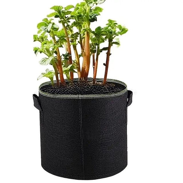 5-Pack Plant Grow Bags3/5/7/10Gallons Plant Fabric Pots Garden ...