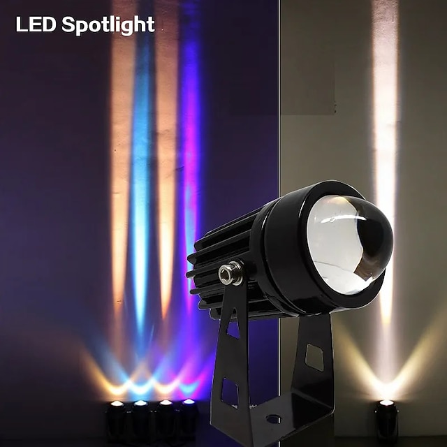 Outdoor LED Spotlight 5W Landscape Lighting 220V Red Green Blue RGB ...