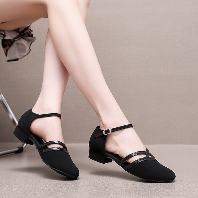 Girls' Black Dance Shoes with Adjustable Straps - Comfortable ...